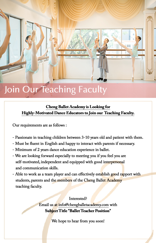 Cheng Ballet Academy - Premiere Ballet School Singapore [Top Best ...
